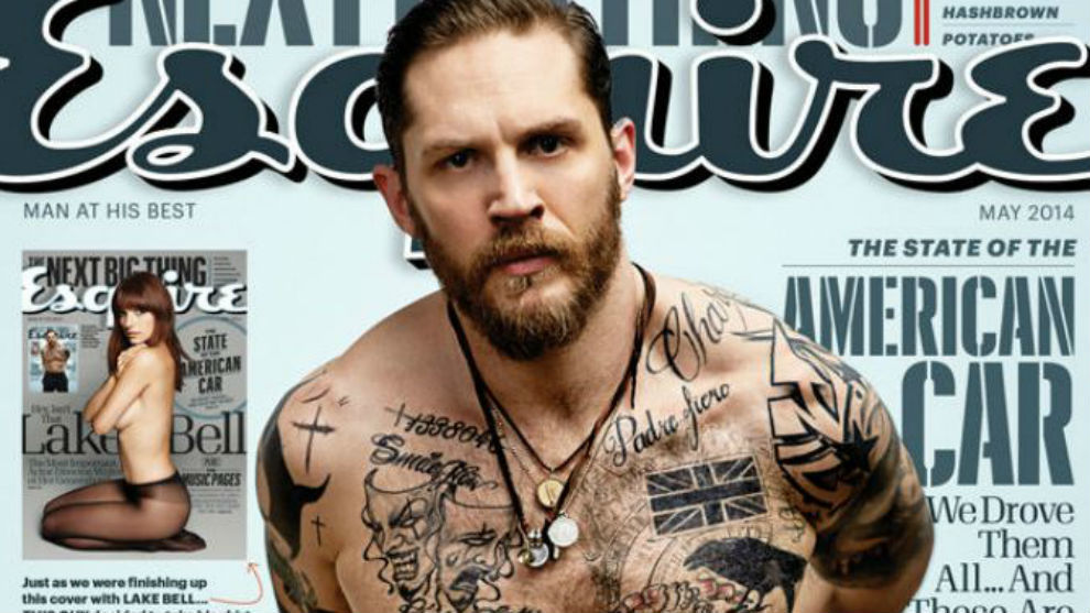Tom Hardy Esquire Marca English