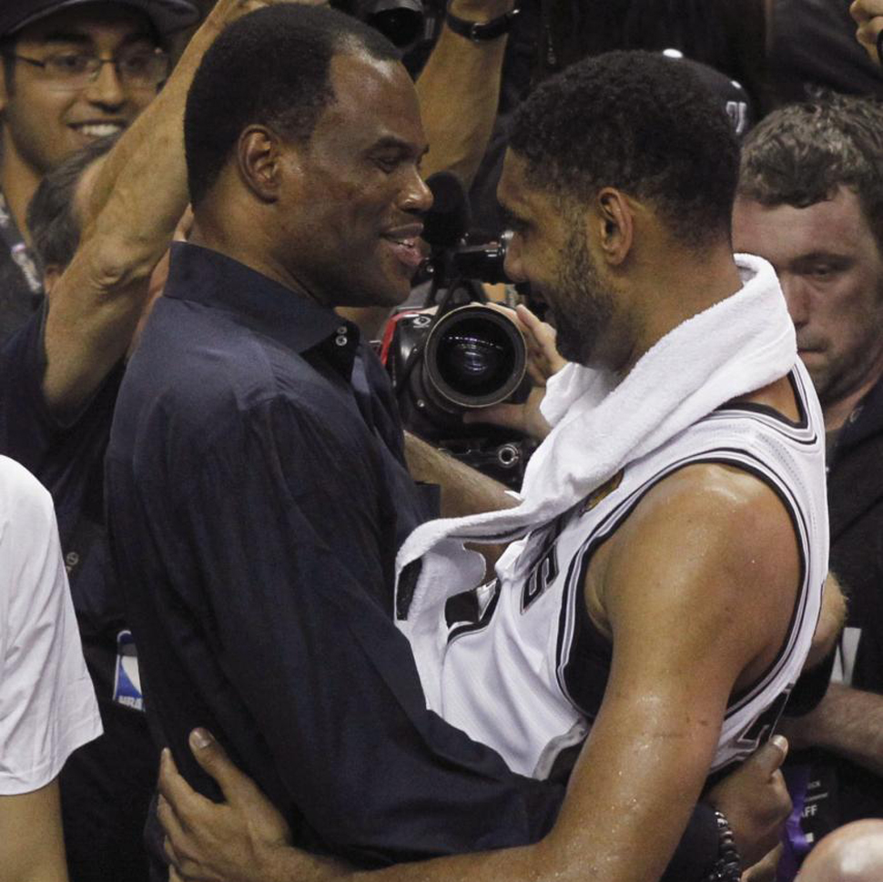 Davis Robinson y Tim Duncan, dos leyendas vivas de San Antonio - foto ...