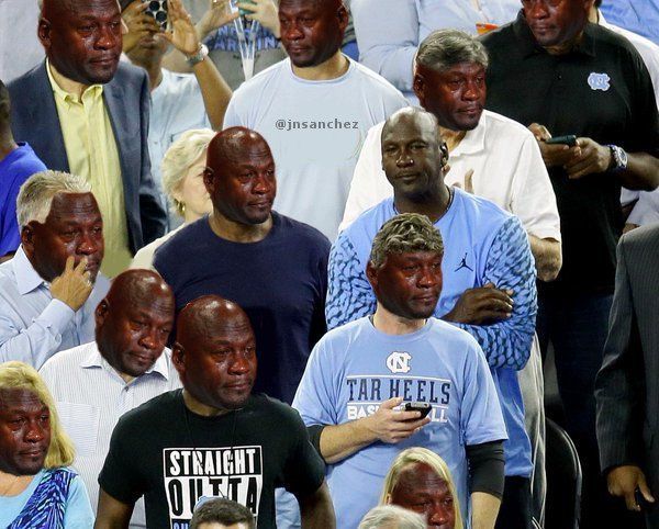 Los mejores memes de 'Crying Jordan' de la final de la NCAA - Foto 5 de ...