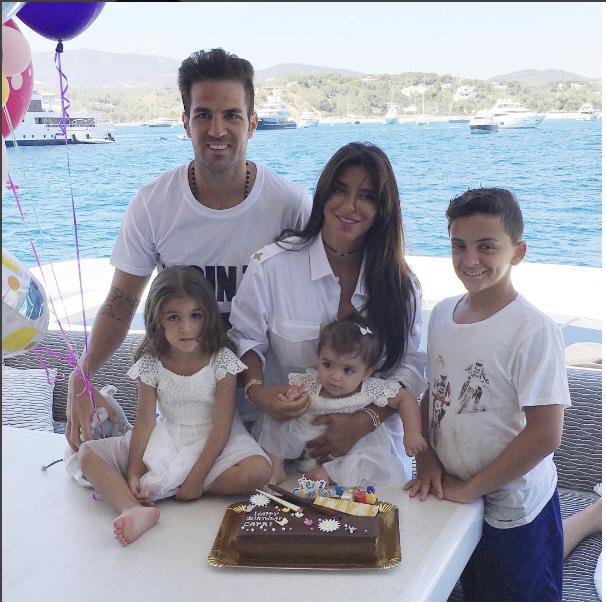 Cesc fabregas' family celebrate his daughter's... | MARCA English