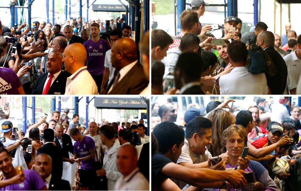 Real Madrid draw a crowd in NYC - Foto 1 de 8 | MARCA English