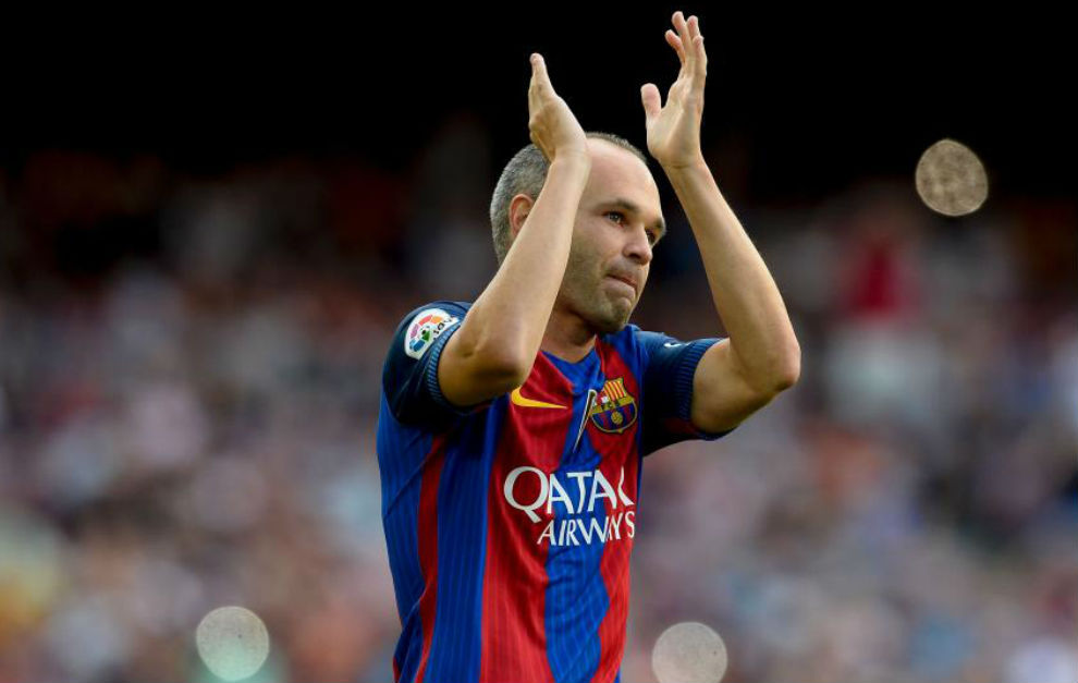 Iniesta becomes second most capped player in Barcelona history | MARCA ...