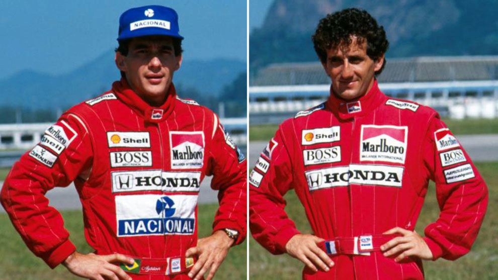 Ayrton senna y alain prost (fórmula 1) | Marca.com