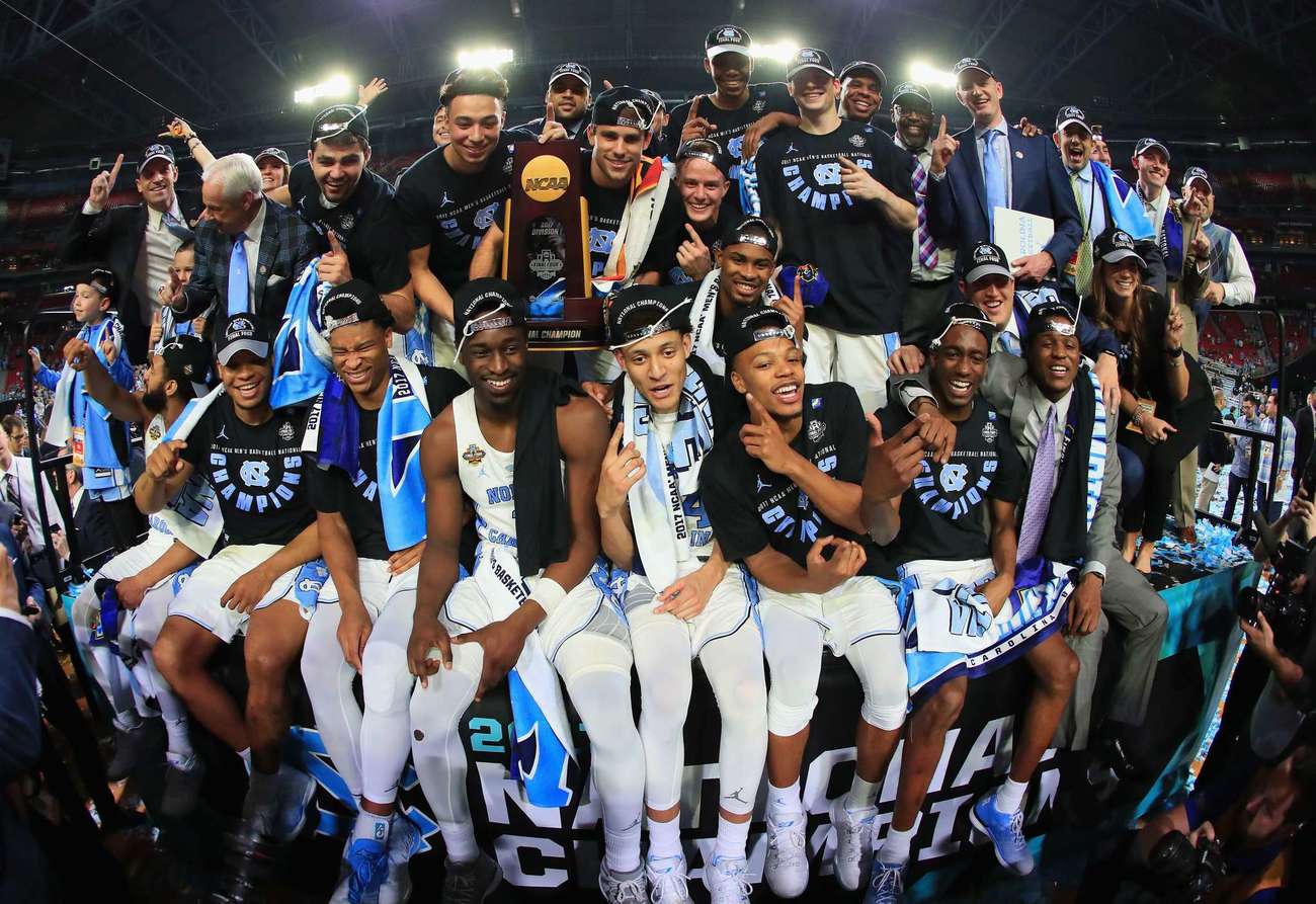 Final Four NCAA: La fiesta de leyenda de North Carolina, ganadora de la ...