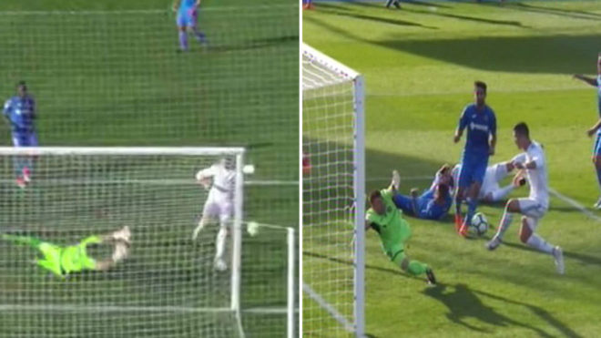 How did Cristiano Ronaldo miss this open goal? | MARCA in English