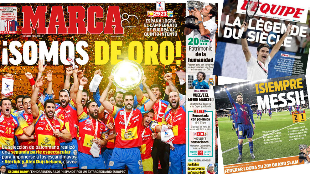 MARCA - Press review: We are golden, Always Messi!, The legend of the ...