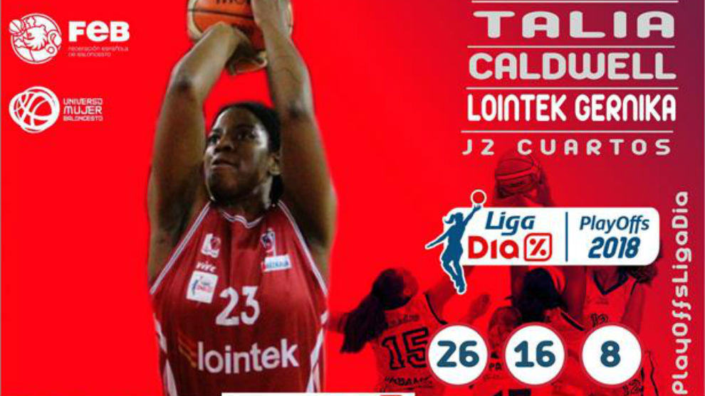Talia Caldwell cierra la temporada del Gernika a ritmo de MVP | Marca.com