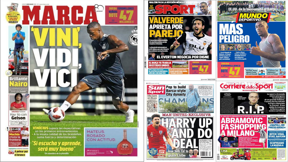 MARCA - Press review: Check out Thursday's major headines from around ...