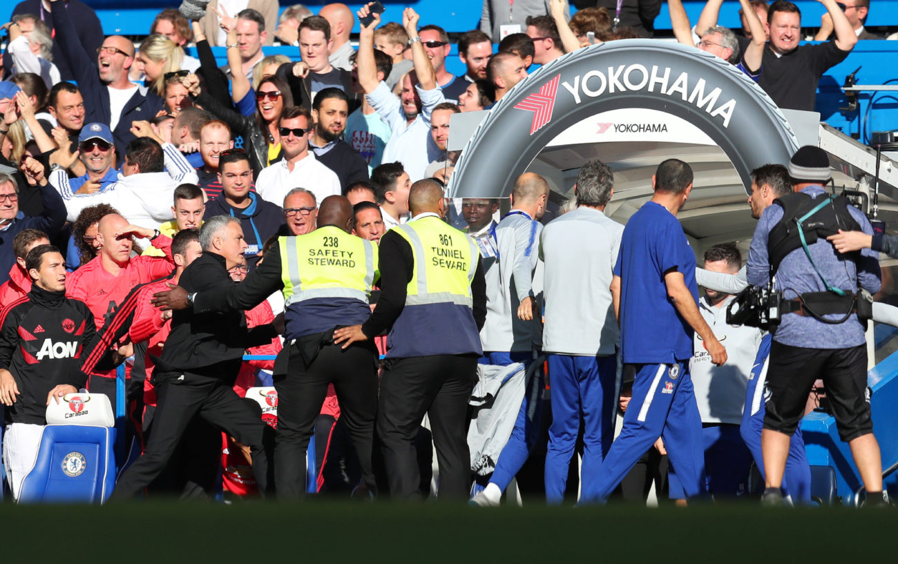Premier League: Mourinho clashes with Chelsea coaching staff in heated ...