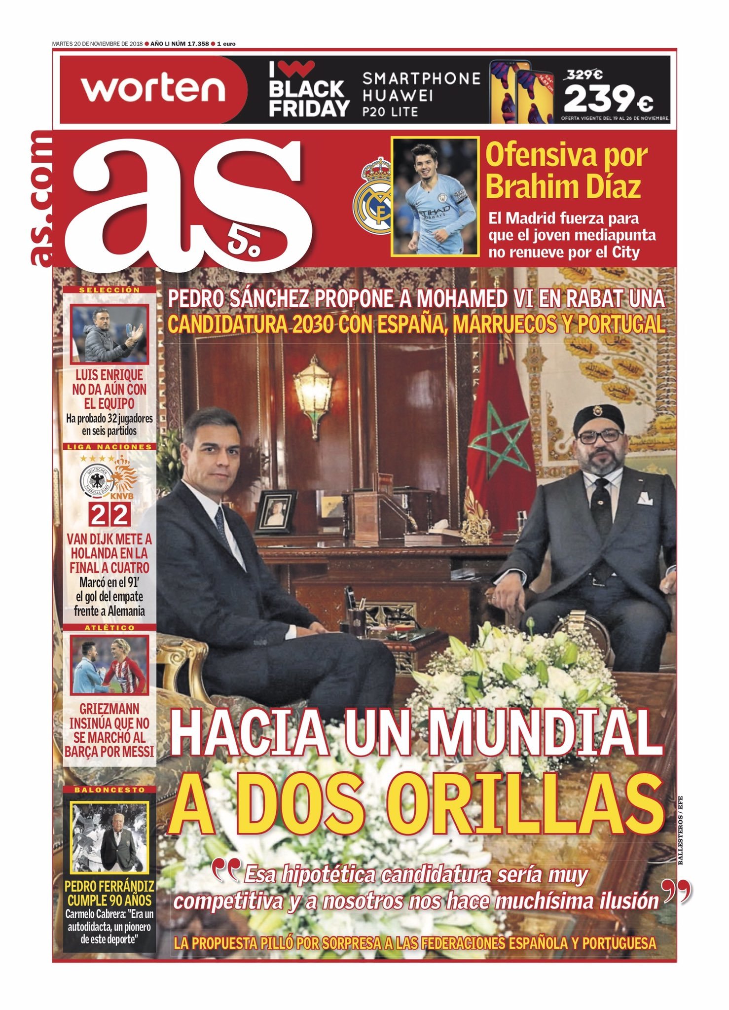 Press review: A world cup with two estuaries | MARCA English