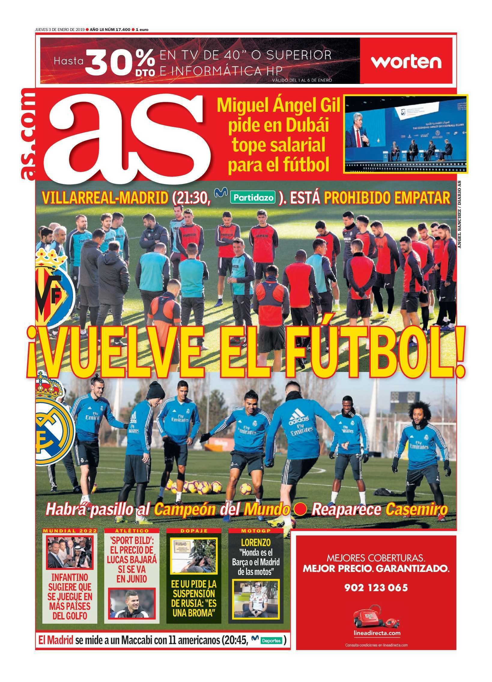 Press Review: Football returns | MARCA English