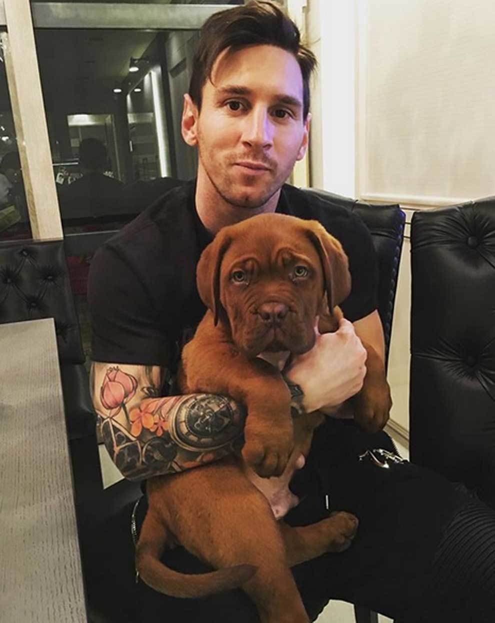 Barcelona: Messi's dog Hulk goes viral on social media once again ...