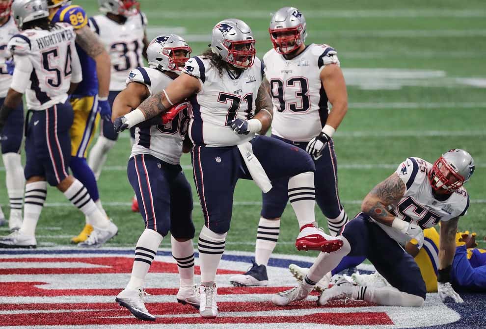 Super Bowl 2019: Choques, vuelos sin motor y caídas; la fototeca de la ...