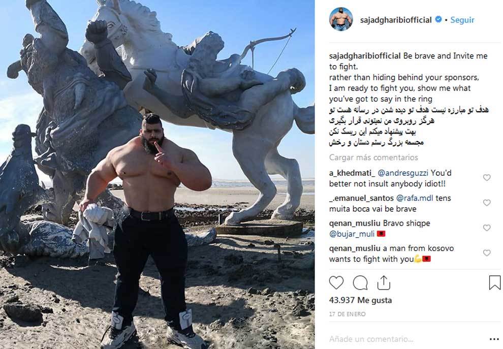 MMA: Sajad gharibi, el famoso 'hulk de irán' | MARCA.com