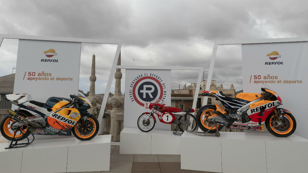 MotoGP 2019: Repsol exhibe sus 50 años en el motor en las calles de ...