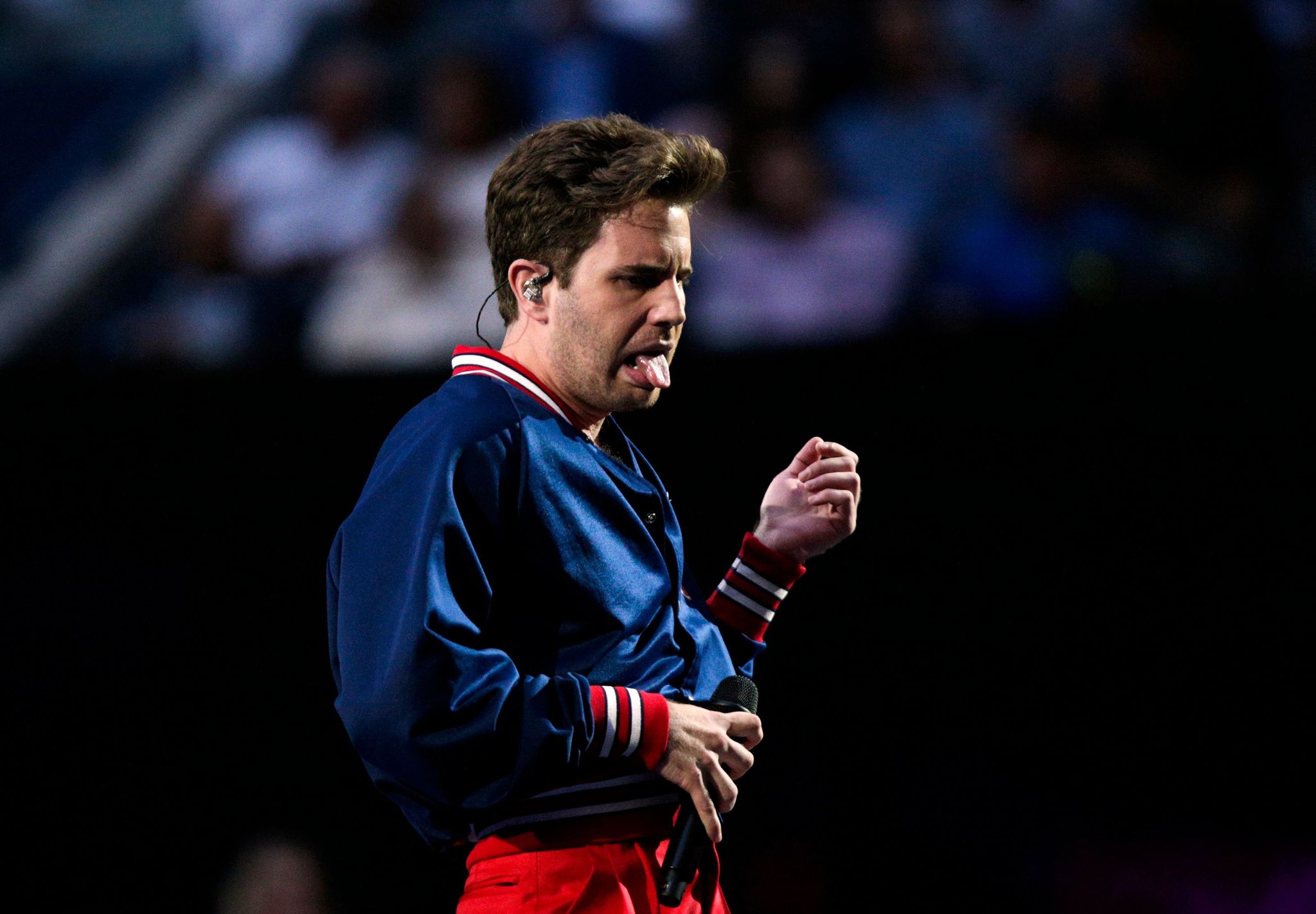 US OPEN 2019: El actor ben platt actuando en el usta billie jean ...