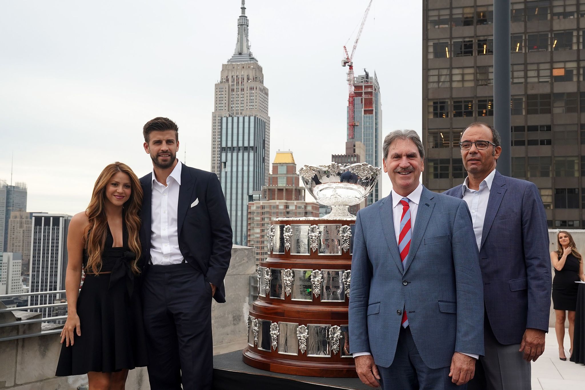 Davis CUP Rakuten: Pique and shakira present the new davis cup in new ...