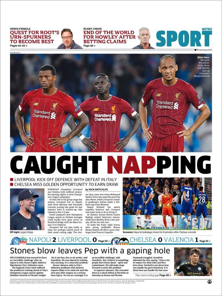 Barcelona's defeat to Granada dominates Sunday's front pages - Foto 8 ...