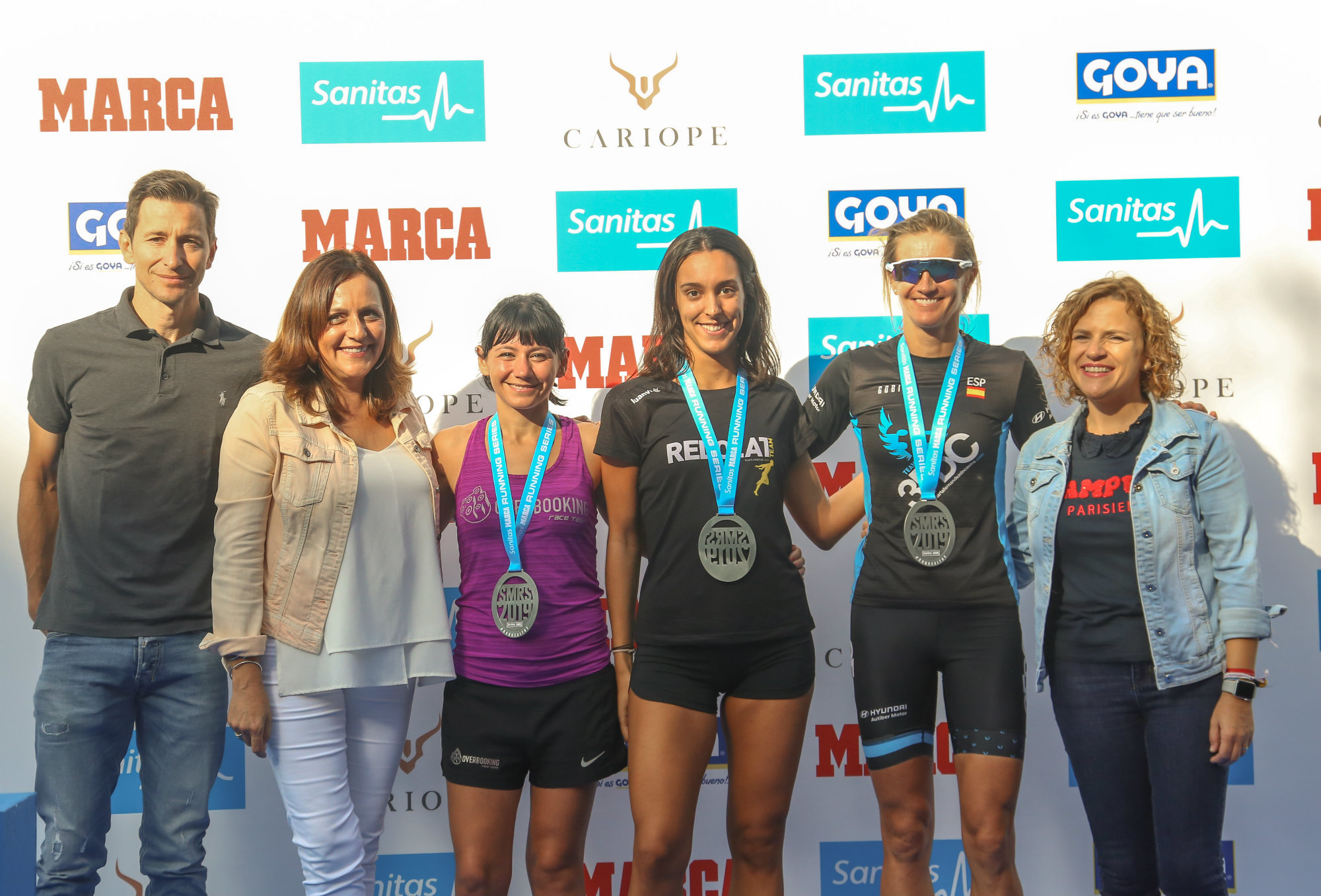 Podium femenino con lucía mocholí, sheila simao... | MARCA.com