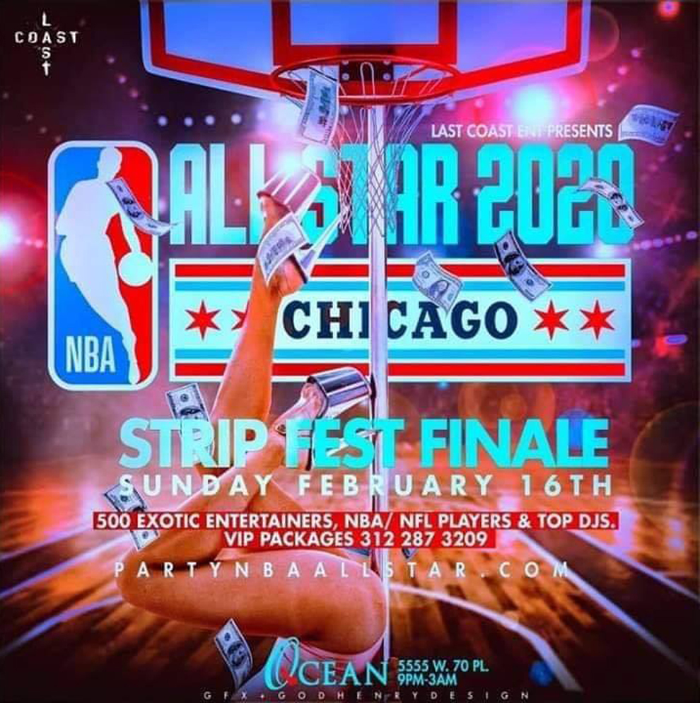 NBA - All Star 2020: NBA All Star parties: 3,000 strippers in Chicago ...