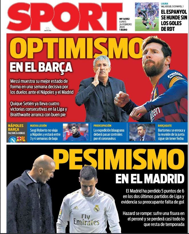 Real Madrid's key week is the subject of Monday's frontpages - Foto 4 ...