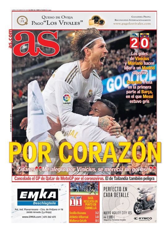 El Clasico: The front pages the morning after El Clasico - Foto 5 de 22 ...