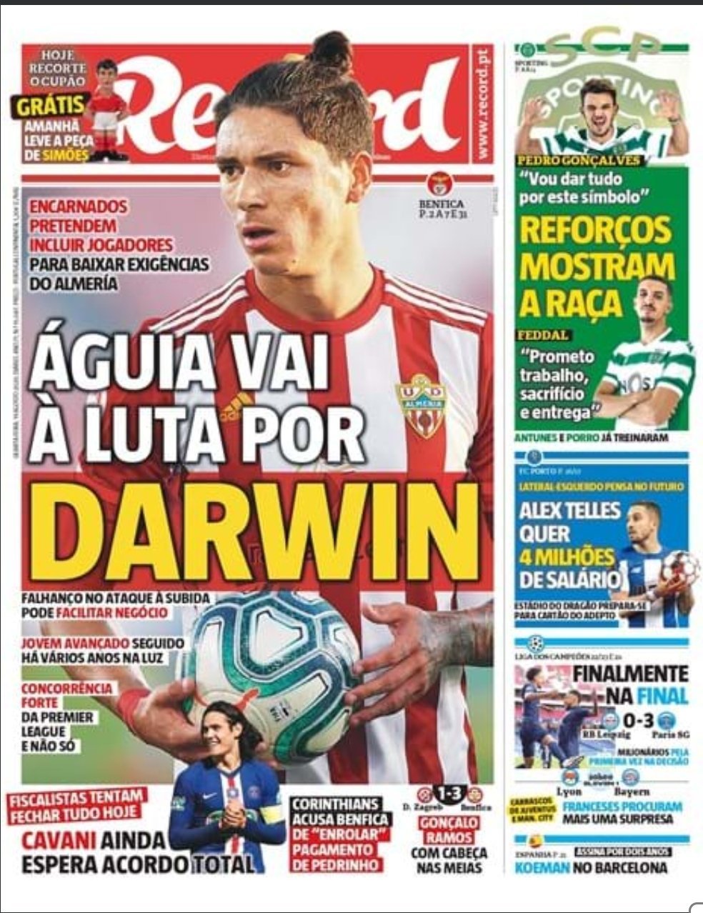 Messi's future and Koeman's appointment feature on Wednesday's front ...