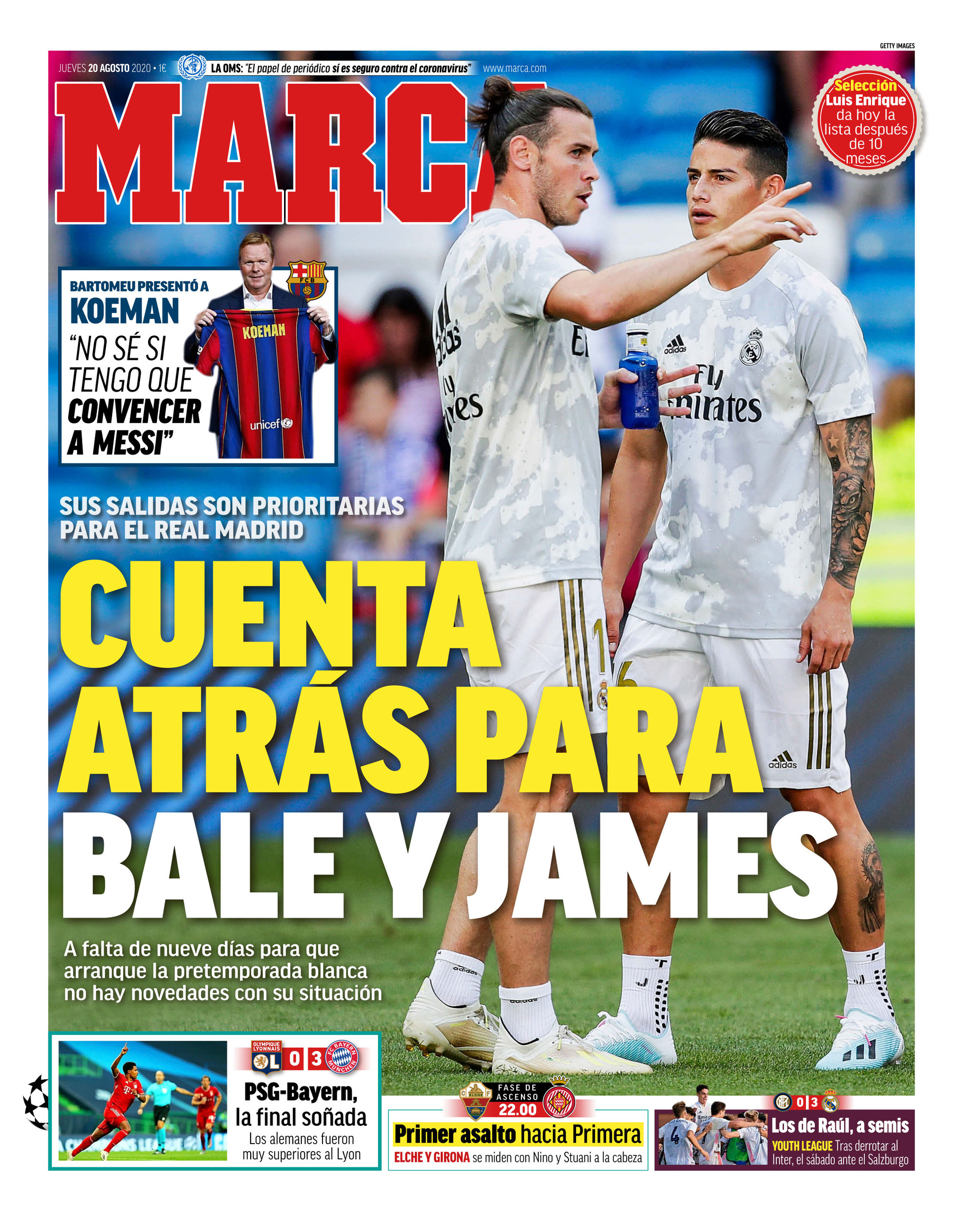 Countdown for bale and james | MARCA English