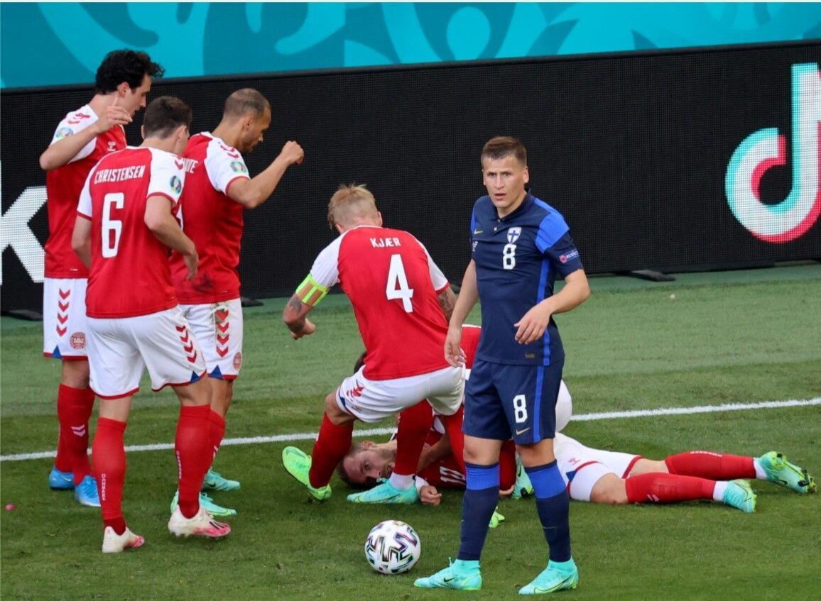 Euro 2020 | Denmark vs Finland: The denmark players realise the ...