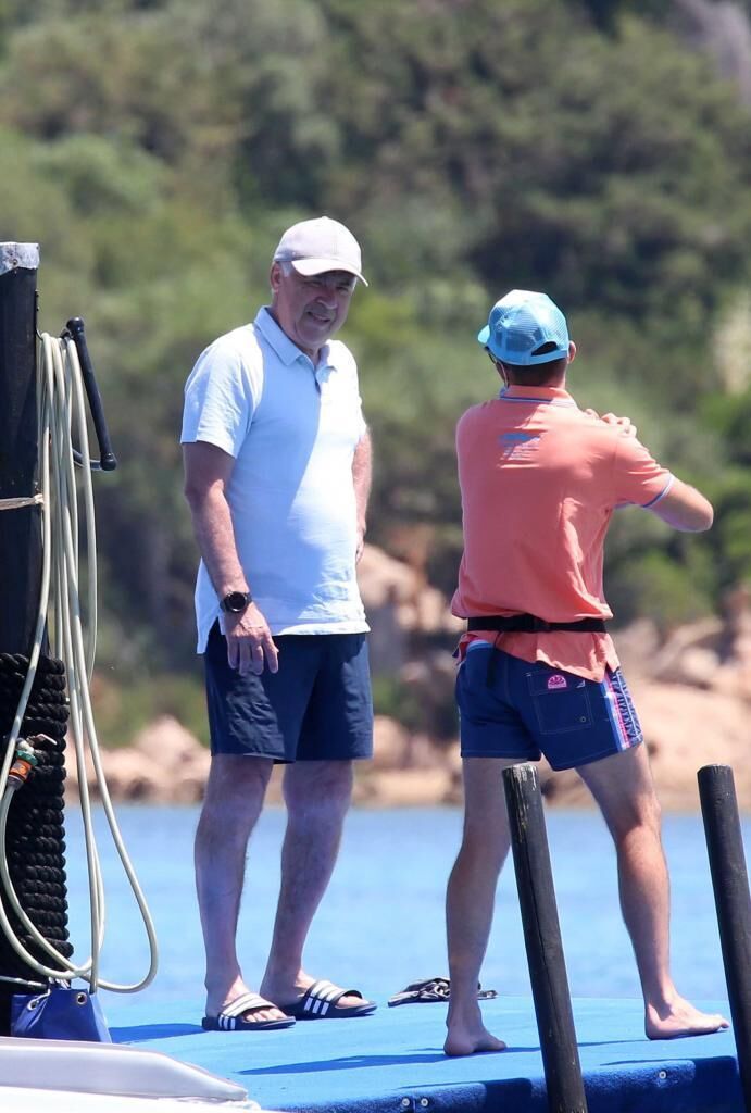 Carlo ancelotti on his holidays with his wife,... | MARCA English