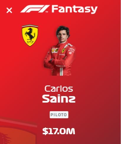 F1 20226. carlos sainz. 17 millones. | MARCA.com
