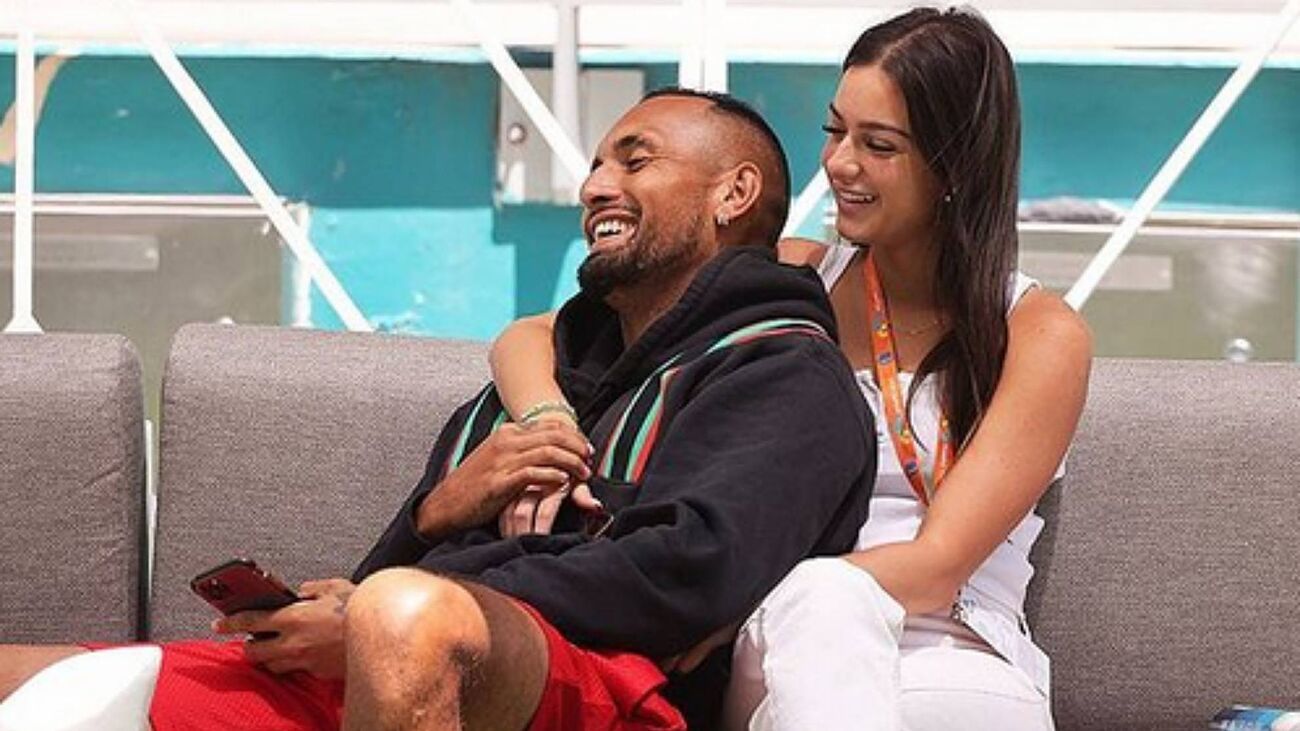 Nick kyrgios and his girlfriend costeen hatzi, a... | MARCA English