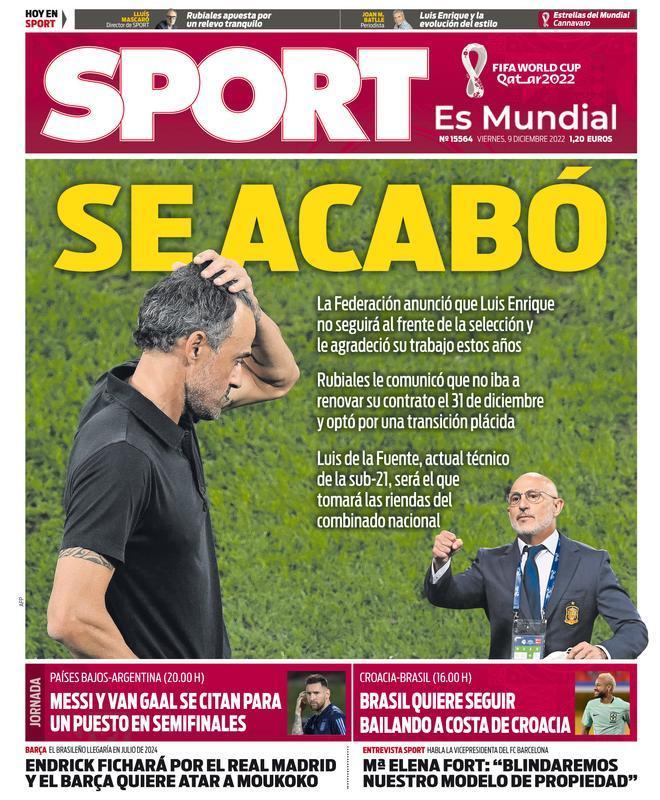 Las portadas de la prensa deportiva del 9 de diciembre - Foto 4 de 14 ...