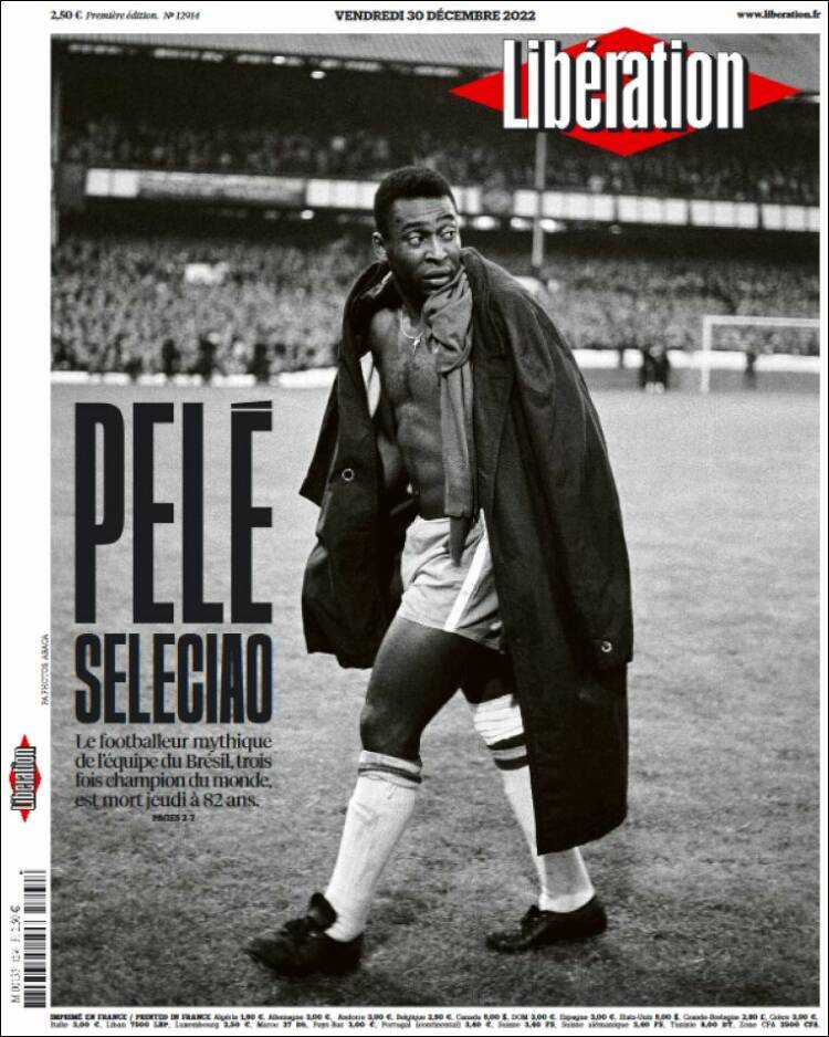Las portadas del día: Pelé ha muerto - Foto 24 de 35 | MARCA.com