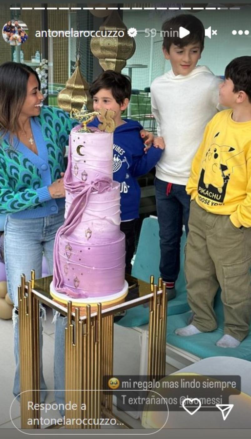 La mujer de messi, con familia | MARCA.com