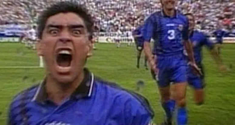 Maradona celebra a cámara su gol a grecia en el... | MARCA.com