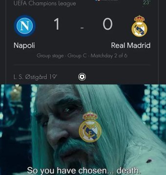 Memes del Nápoles 2-3 Real Madrid: las críticas más duras, ácidas y ...