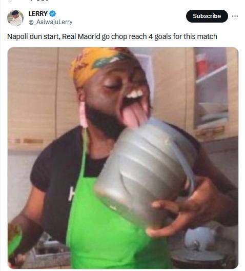 Memes del Nápoles 2-3 Real Madrid: las críticas más duras, ácidas y ...