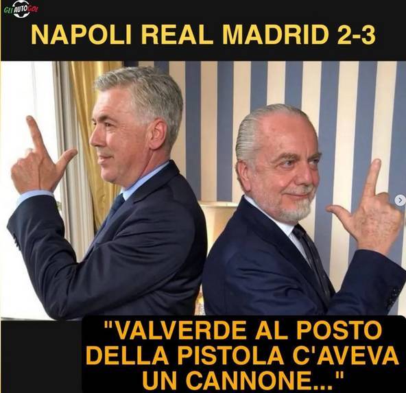 Memes en Italia del Nápoles 2-3 Real Madrid: las críticas más duras ...