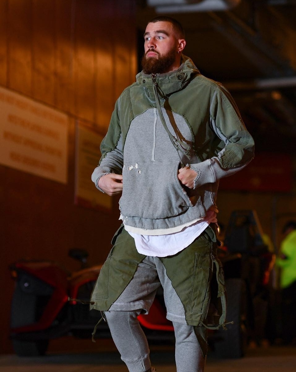 Travis Kelce often teases with a flashy wardrobe that doesn't go ...