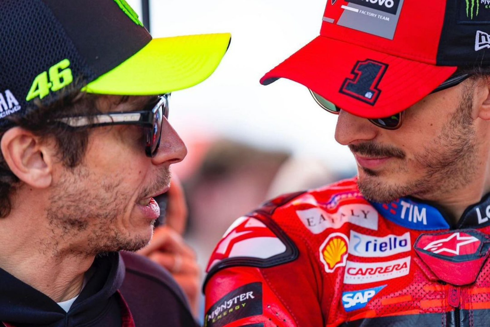 Rossi usa a Bagnaia para soltar un par de recados a Marc Márquez y ...