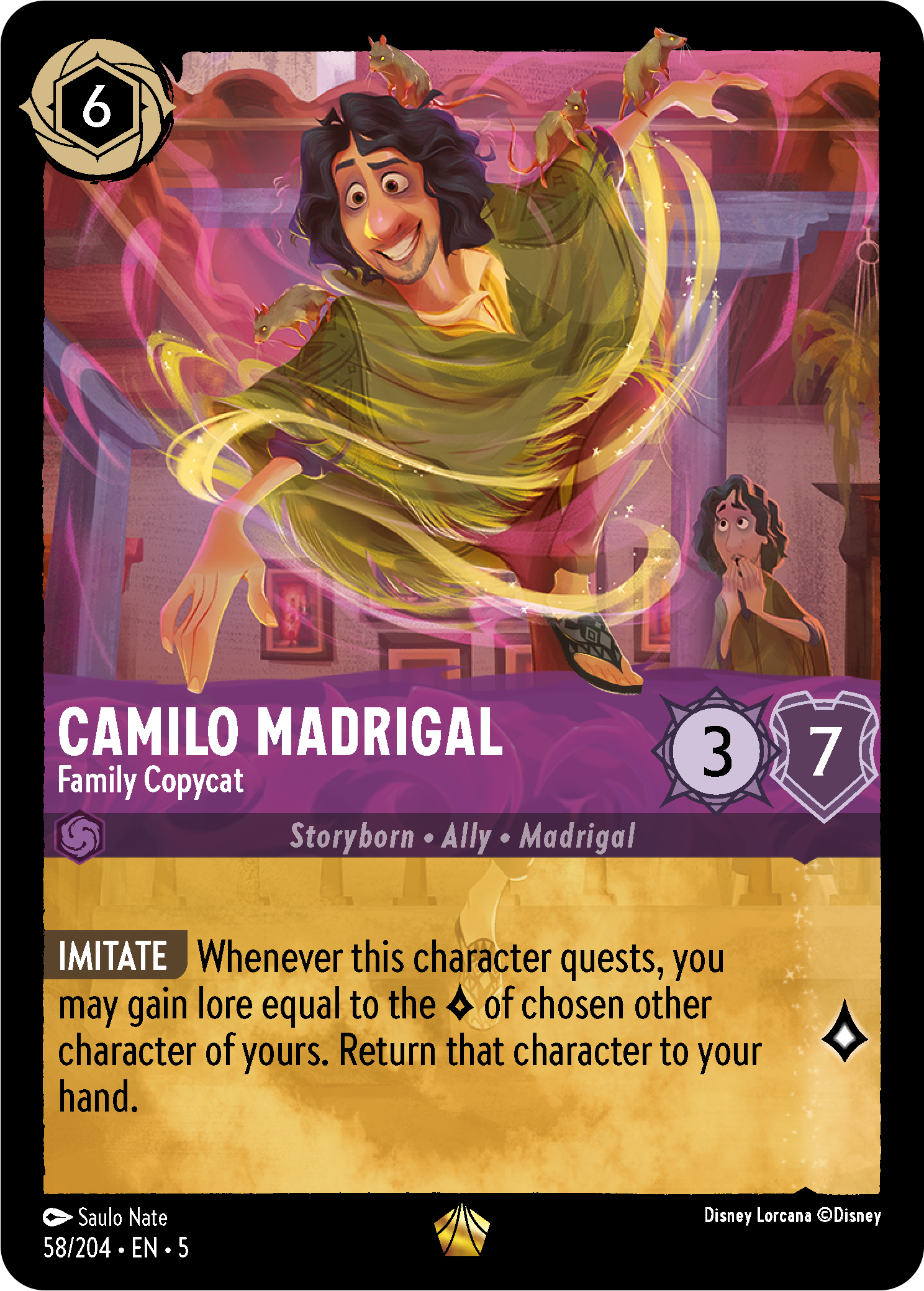 Exclusiva MARCA: asi es la nueva carta de Disney Lorcana que podría ...