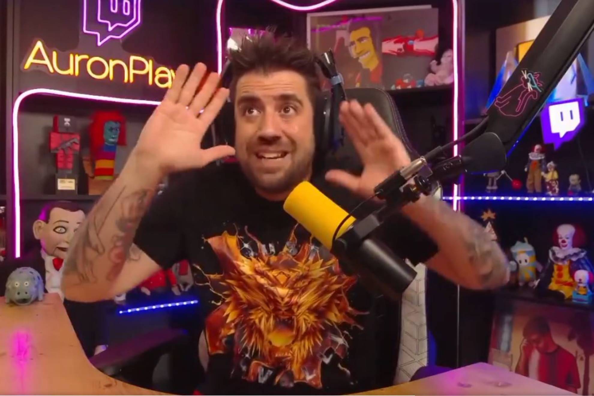 La reflexión de AuronPlay en directo: "Cuando te dicen que les ayudaste ...