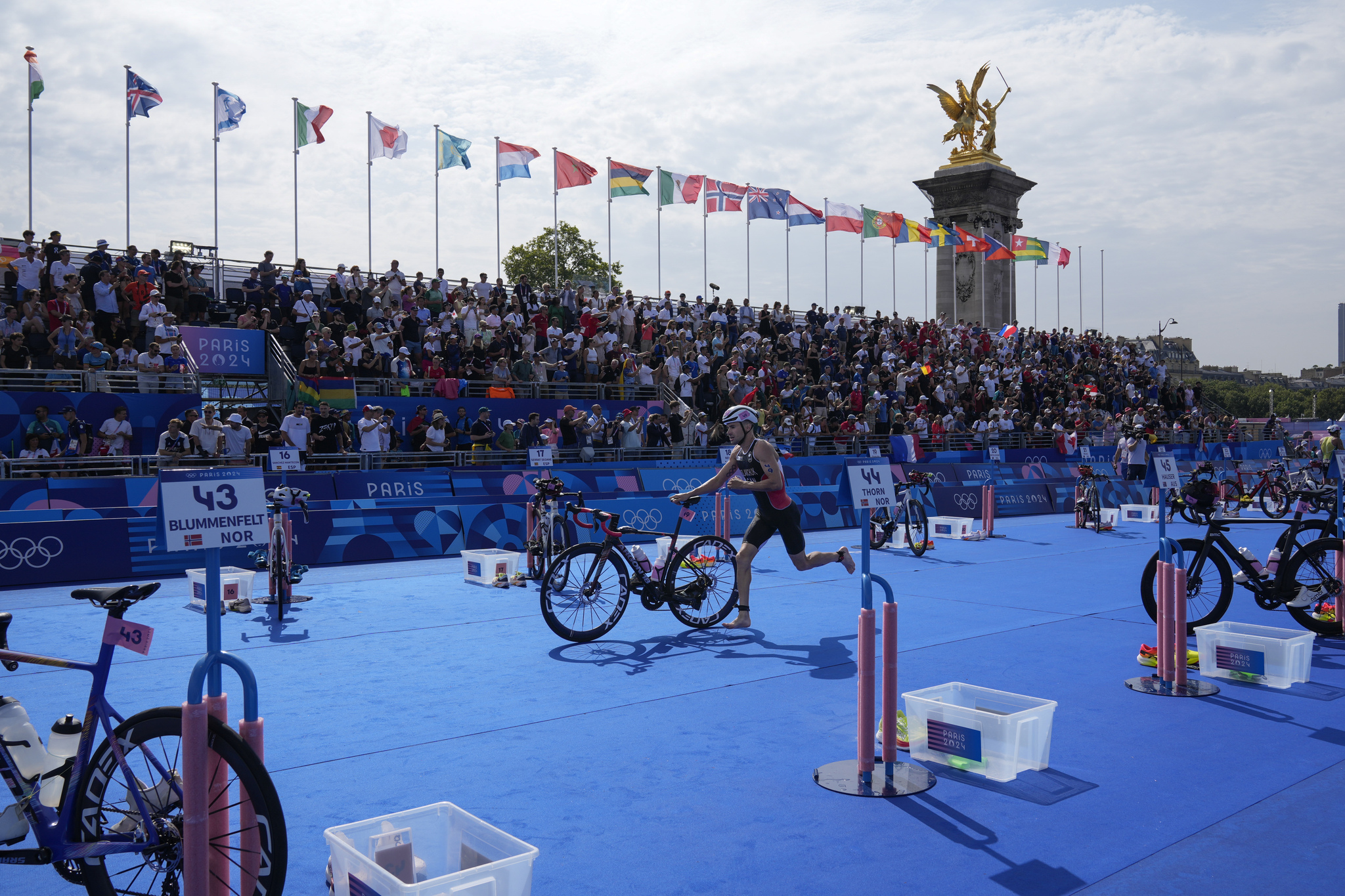 Triathlon hell at the Paris Games: Did I throw up once? No, I threw up ...