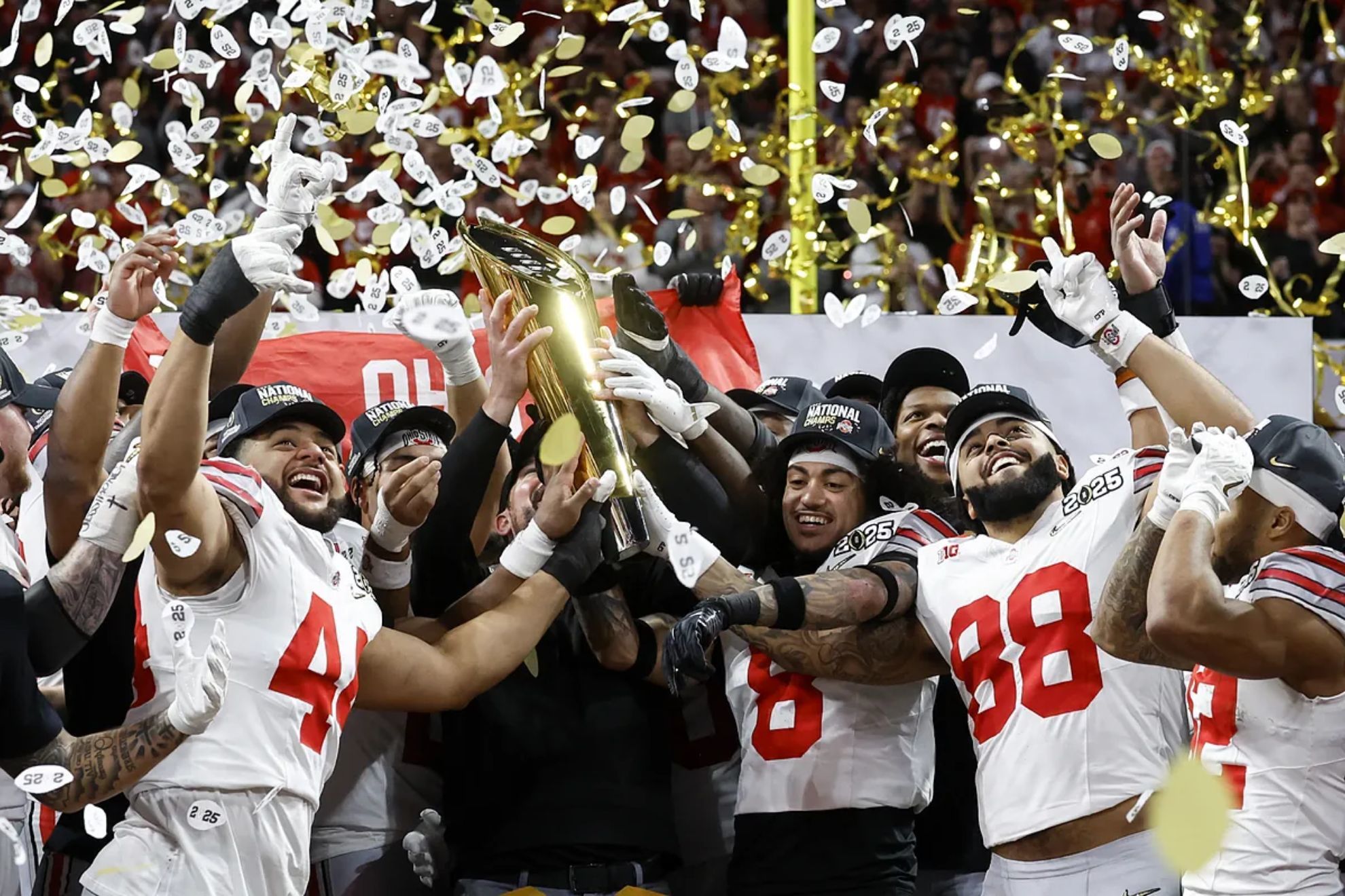 Ohio State Football 2025 Champions Tour Winners