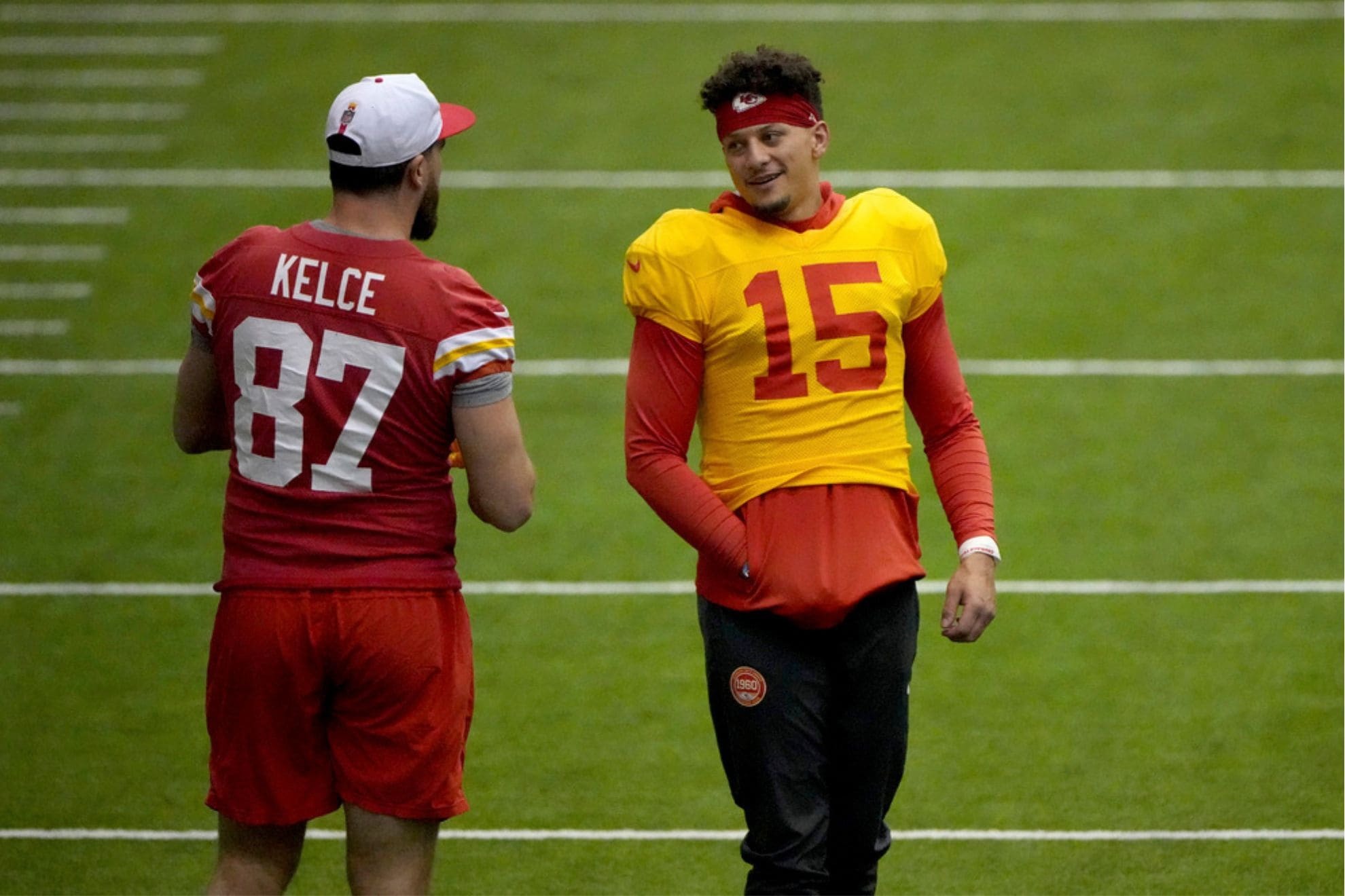 Travis Kelce believes luck is on Patrick Mahomes' side after witnessing ...