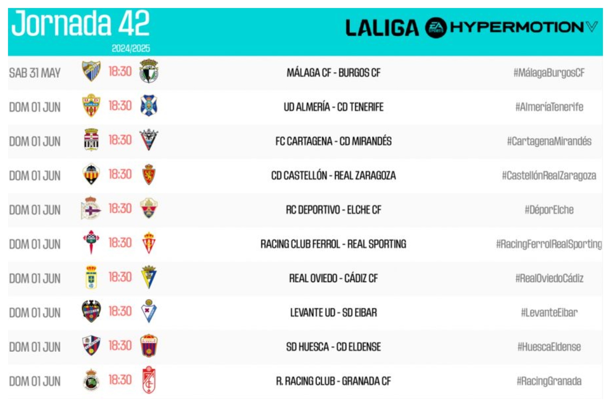 Segunda División 2024 - 2025 | LaLiga Hypermotion - Últimas noticias
