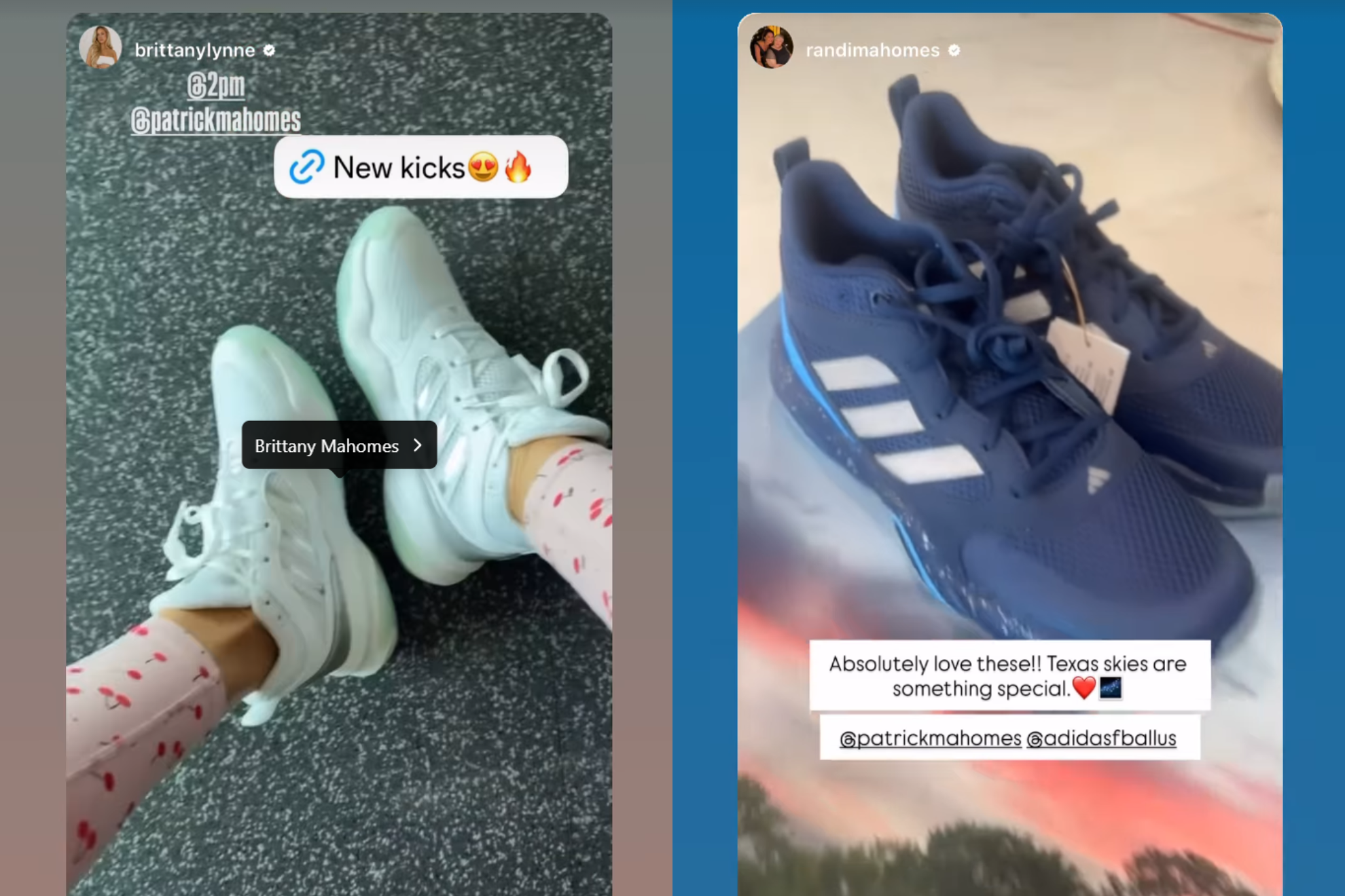 Patrick Mahomes gets big time support from Brittany and Randi while ...