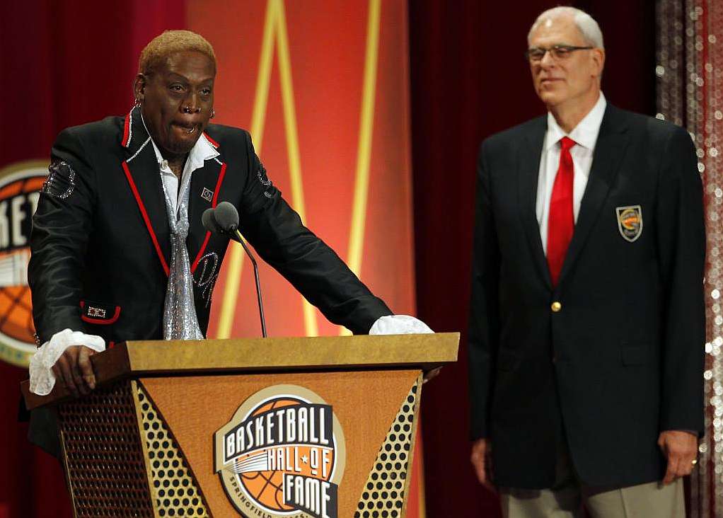 Rodman dice que le impusieron ser presentado por Phil Jackson en el ...