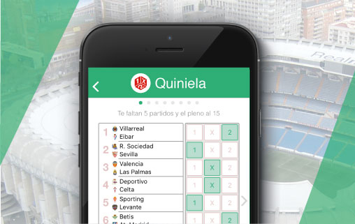 La Quiniela se moderniza en el móvil